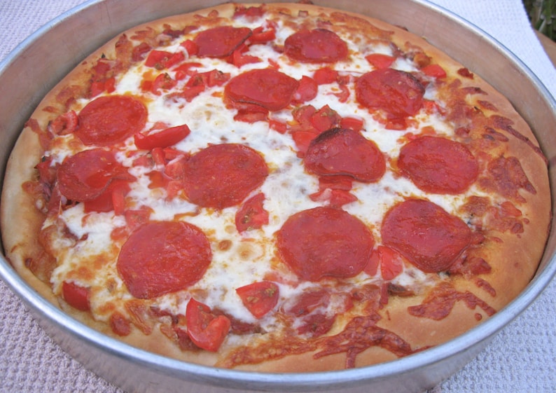 Deep Dish Pizza Chicago Style Copycat Numero Uno PDF Recipe - Etsy