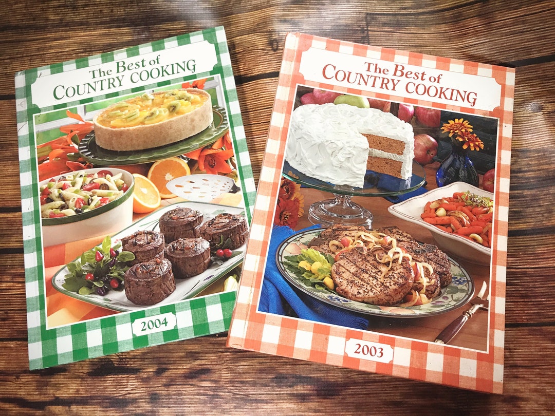 Vintage Country Cooking Cookbook Set, 2003-2004, Family Recipes - Etsy