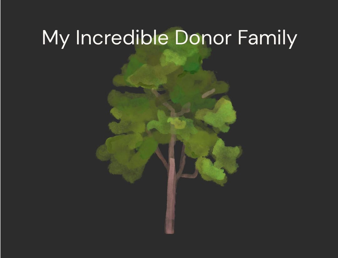 My Incredible Donor Family Book | Donor Siblings Social Story | Donor ...