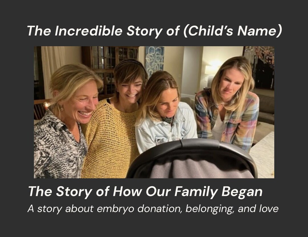 Personalized Embryo Adoption Story for Children | Custom Social Story ...