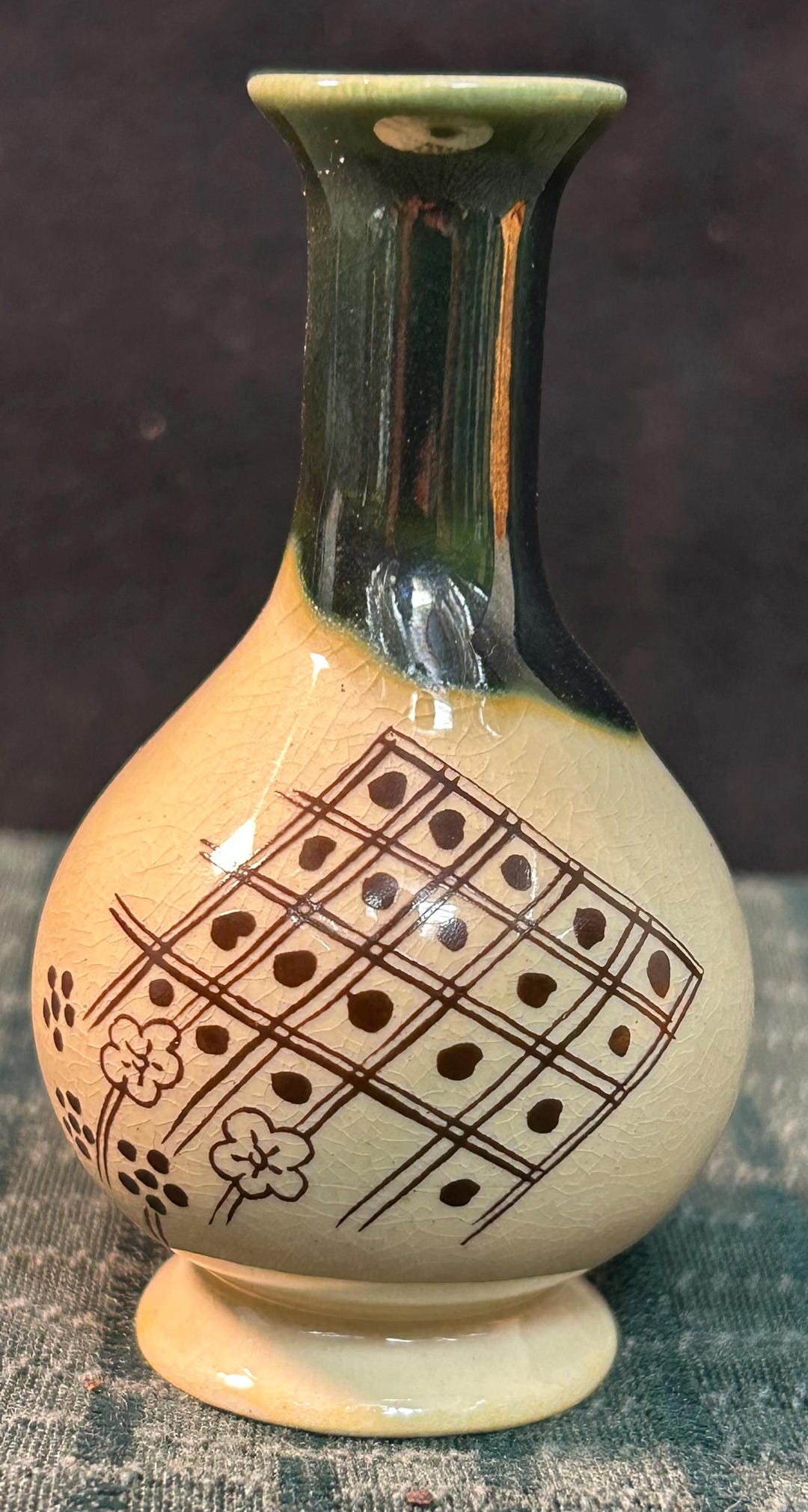 1980 Franklin Mint Ceramic Bud Vase - Etsy