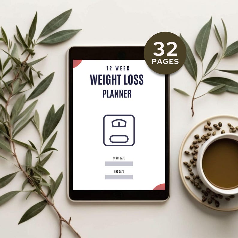 12-week Weight Loss Planner: 90-day Fitness Goal Tracker (canva ...