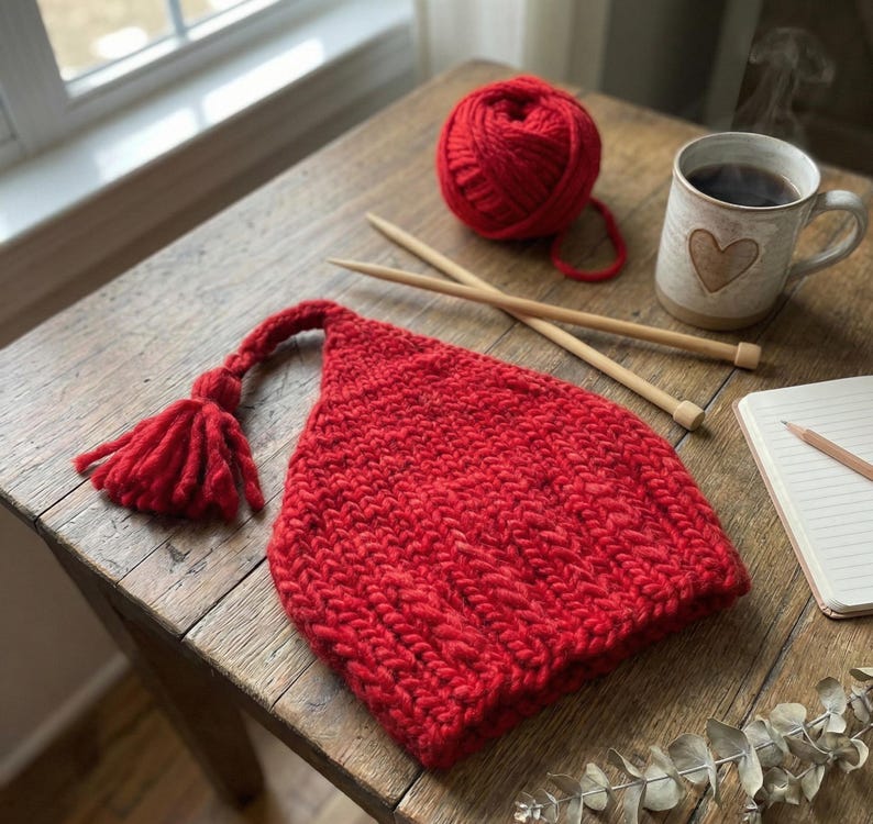 Crochet Pattern Ice Melt Hat - Norwegian Resistance Red Cap - Etsy