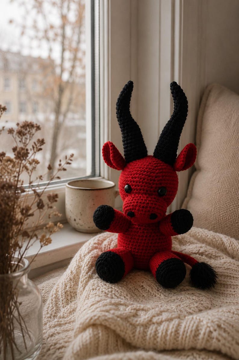 Bull Amigurumi Halloween Pattern PDF Digital Download Crochet - Etsy Canada