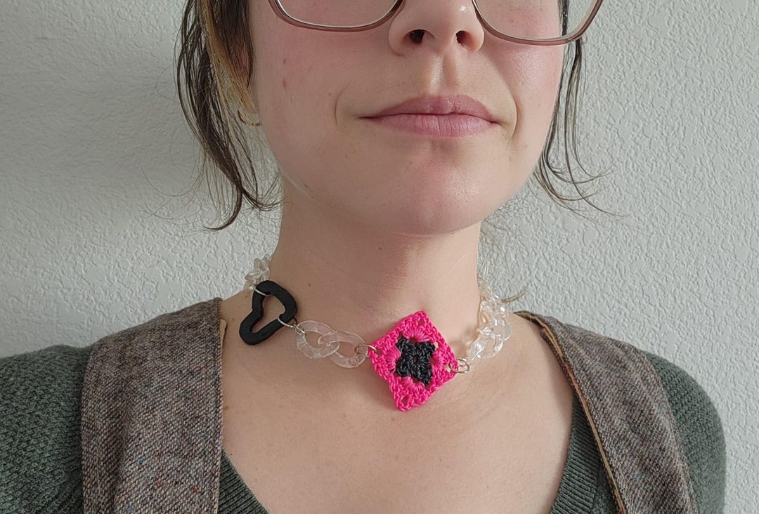 Crochet Granny Square Choker - Etsy