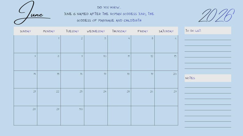 2026 Digital Calendar - Etsy Australia