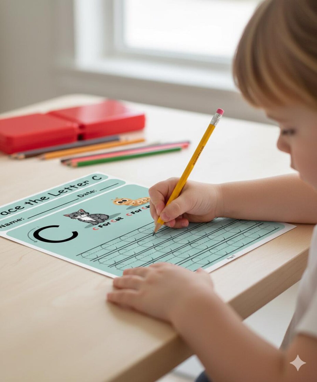 Alphabet Tracing Worksheets A-Z – Handwriting Practice (PDF) - Etsy