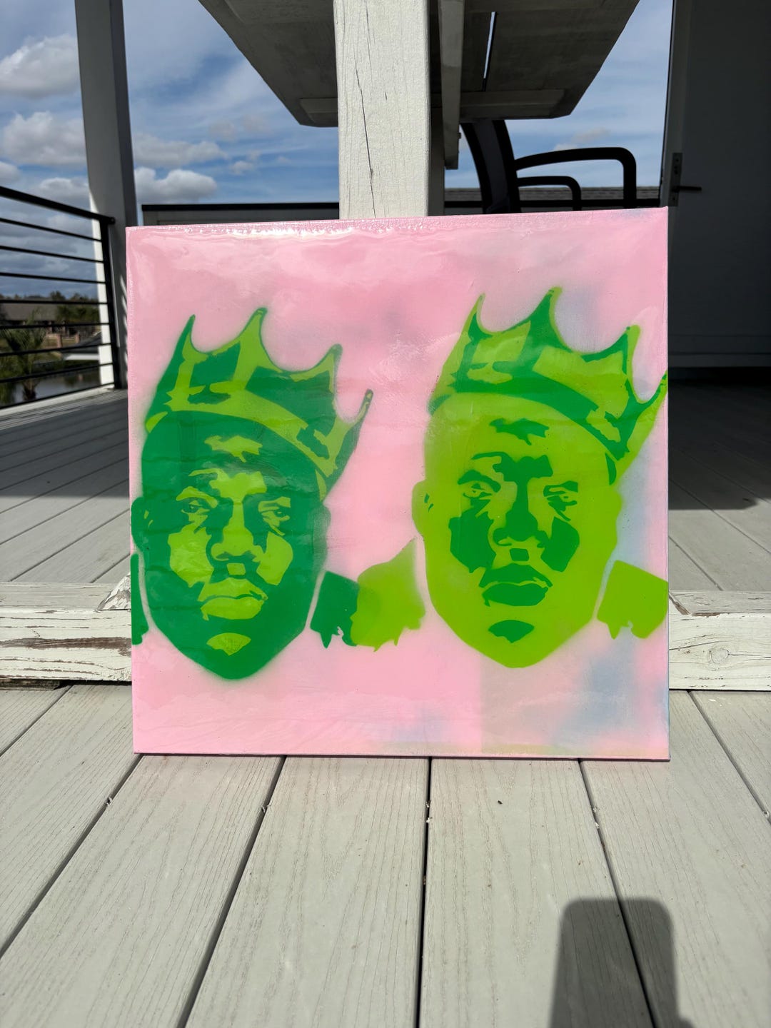 The Notorious B.I.G. Spray Paint Portrait, Hip Hop Pop Art Painting (20 ...