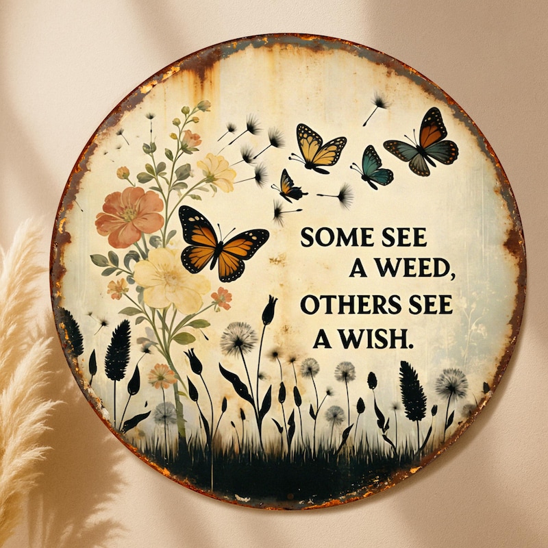Tin Dandelion - Etsy