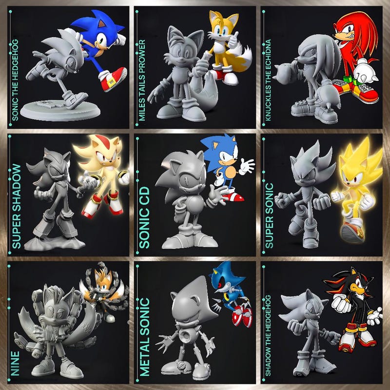 Sonic Model Kit - Etsy UK