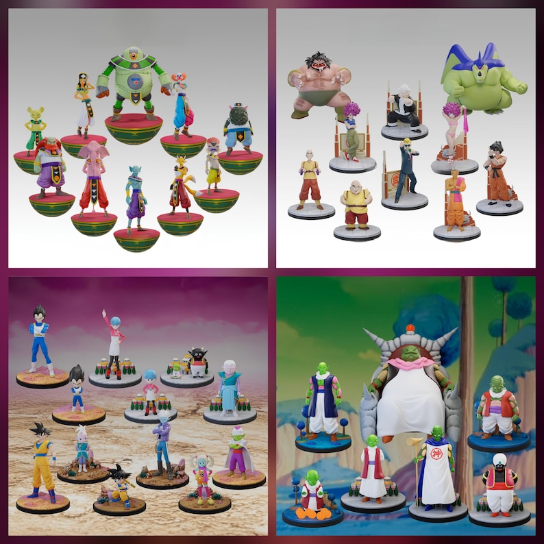 450 Dragon Ball Miniatures - for Tabletop Games - Warhammer 40k Legion ...