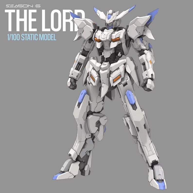 ASW-G-01 Gundam Bael 1-100 Scaled Figure - Digital Download - 3D ...