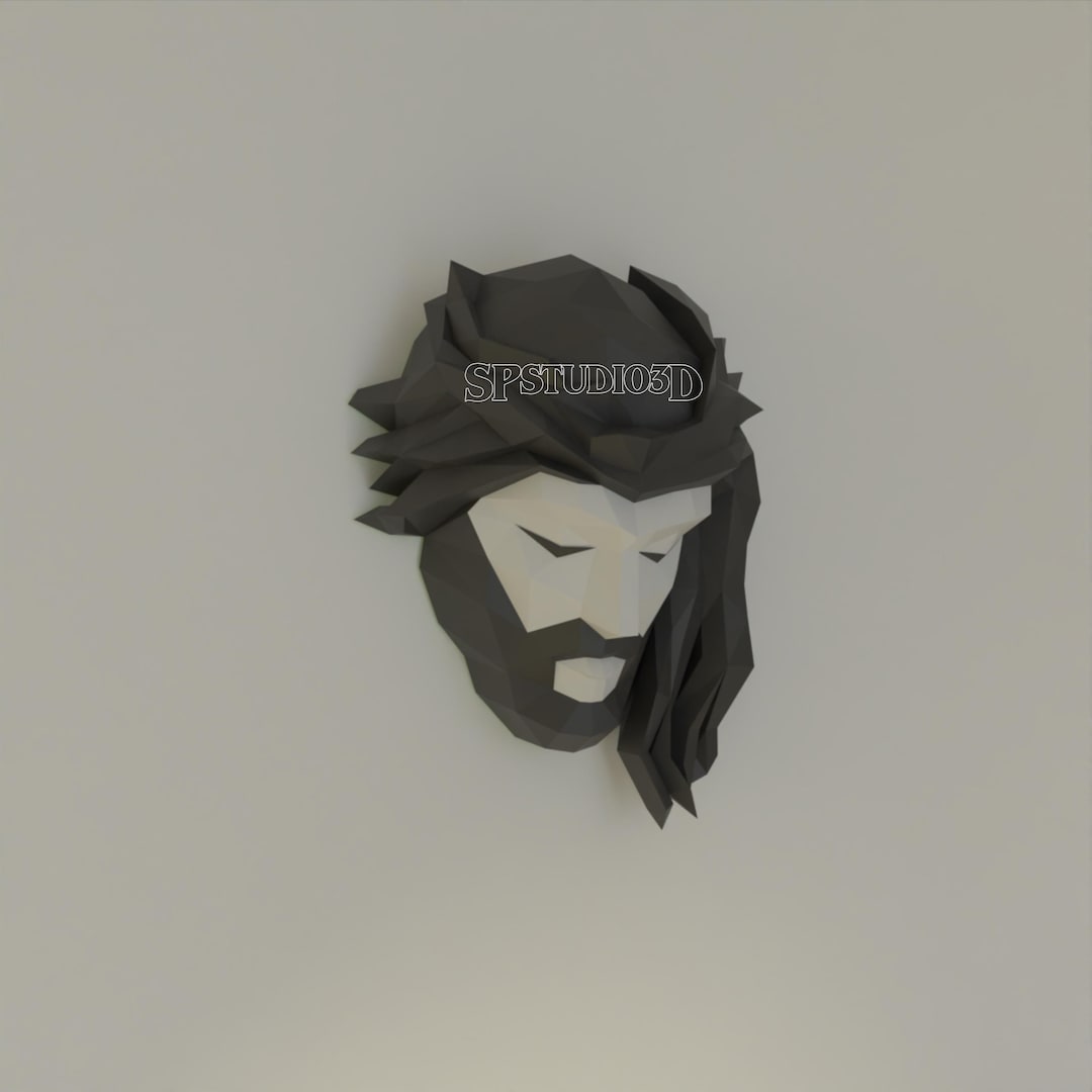 JESUS - Papercraft Lowpoly Sculture Craft - Etsy