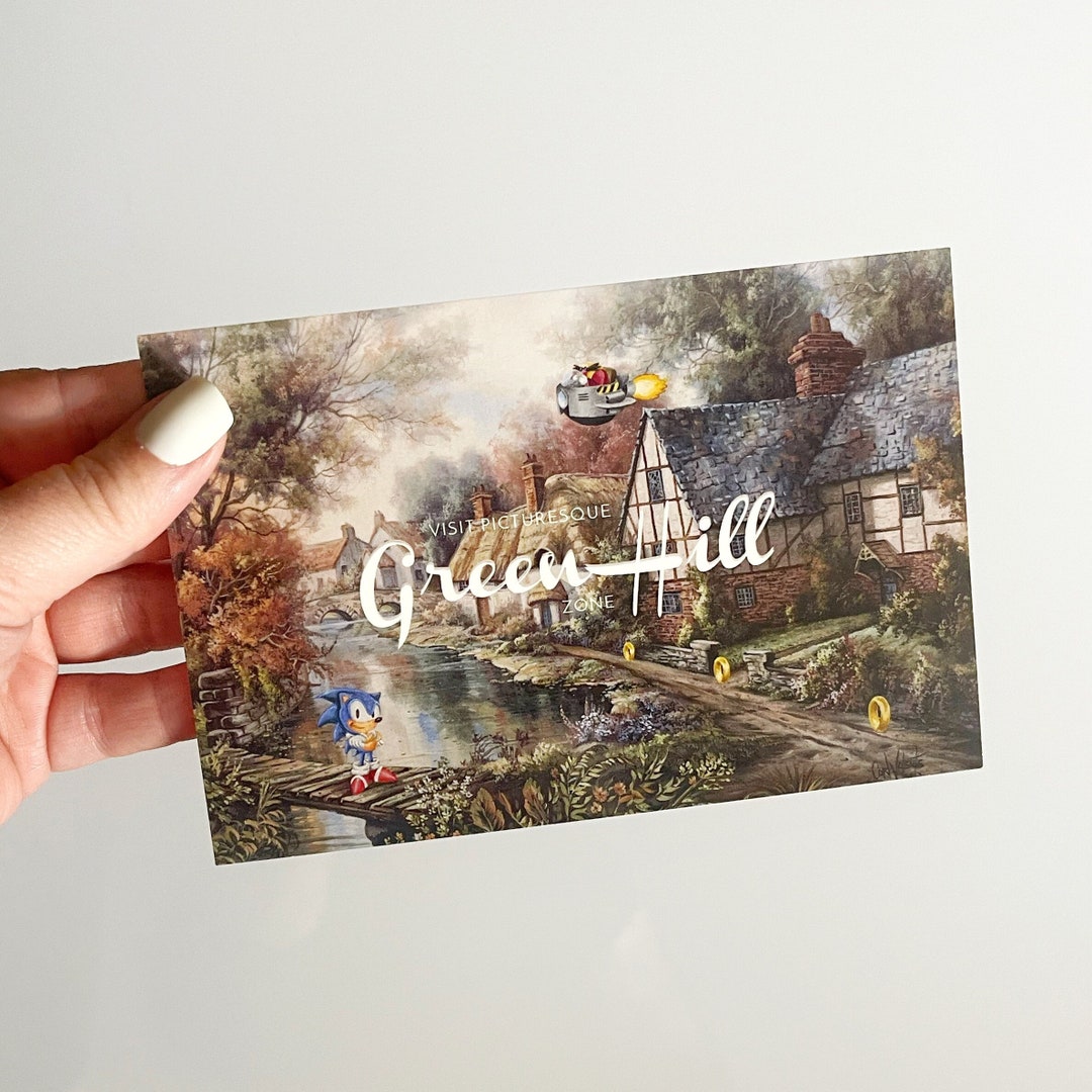 Sonic Postcard - Etsy