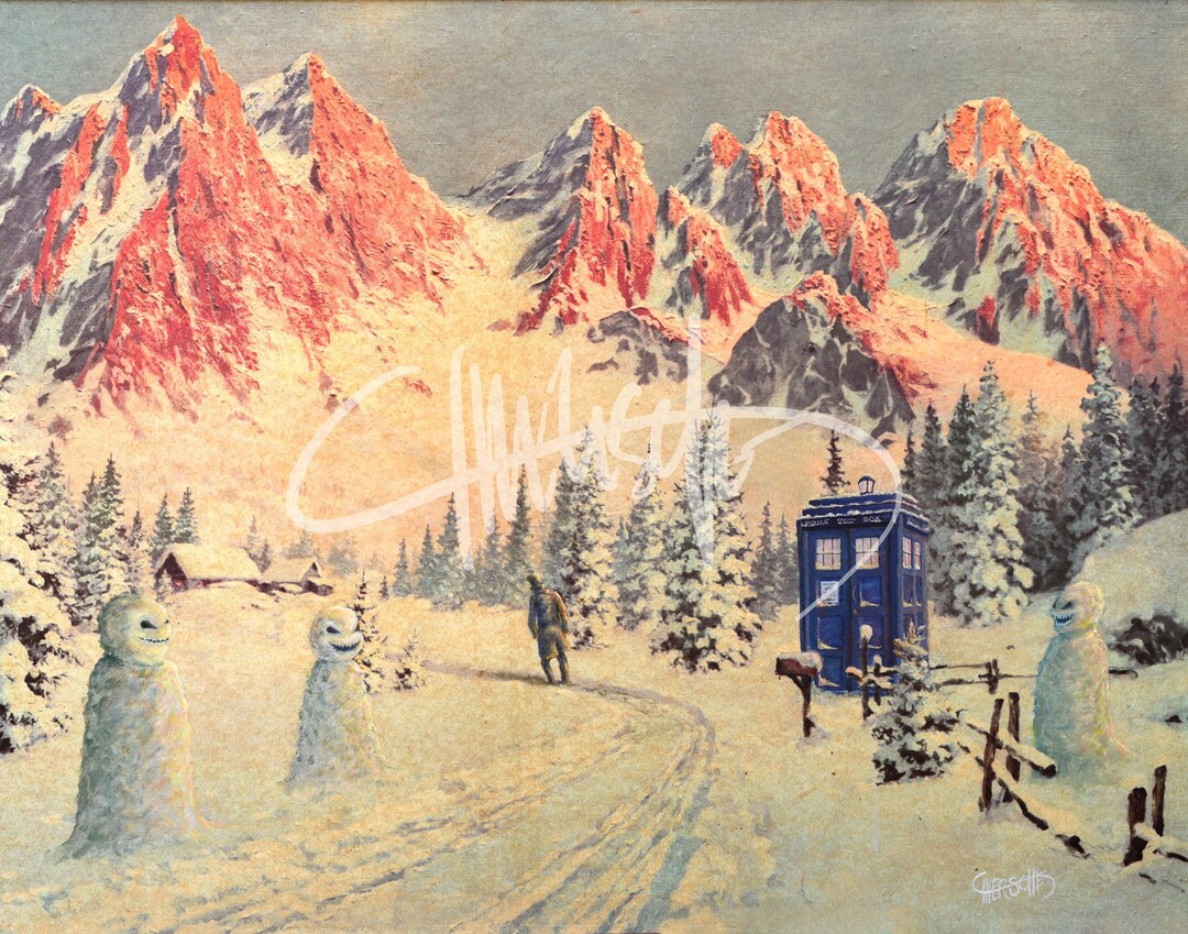 Doctor Who Parody Painting Print - Etsy