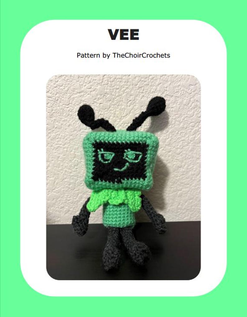 Dandys World Vee Crochet Pattern - Etsy