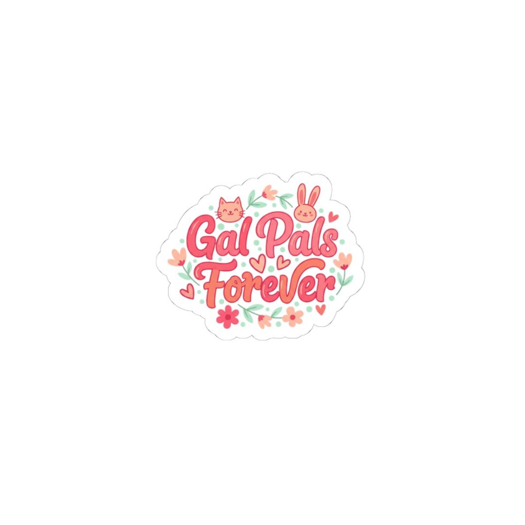 Gal Pals Forever Kiss-cut Sticker | Galentines Design, Female ...