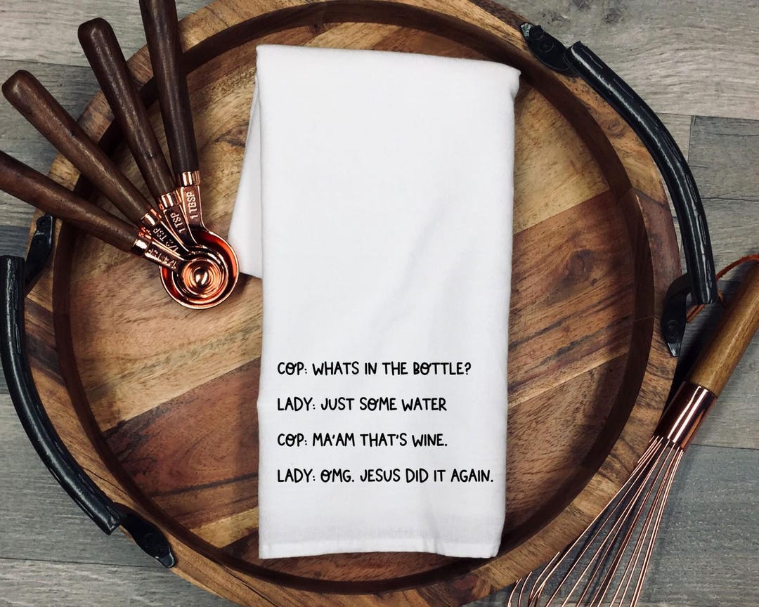 Jesus Towel, Flour Sack, Towel, Dish Cloth, Cotton Kitchen Towel ...
