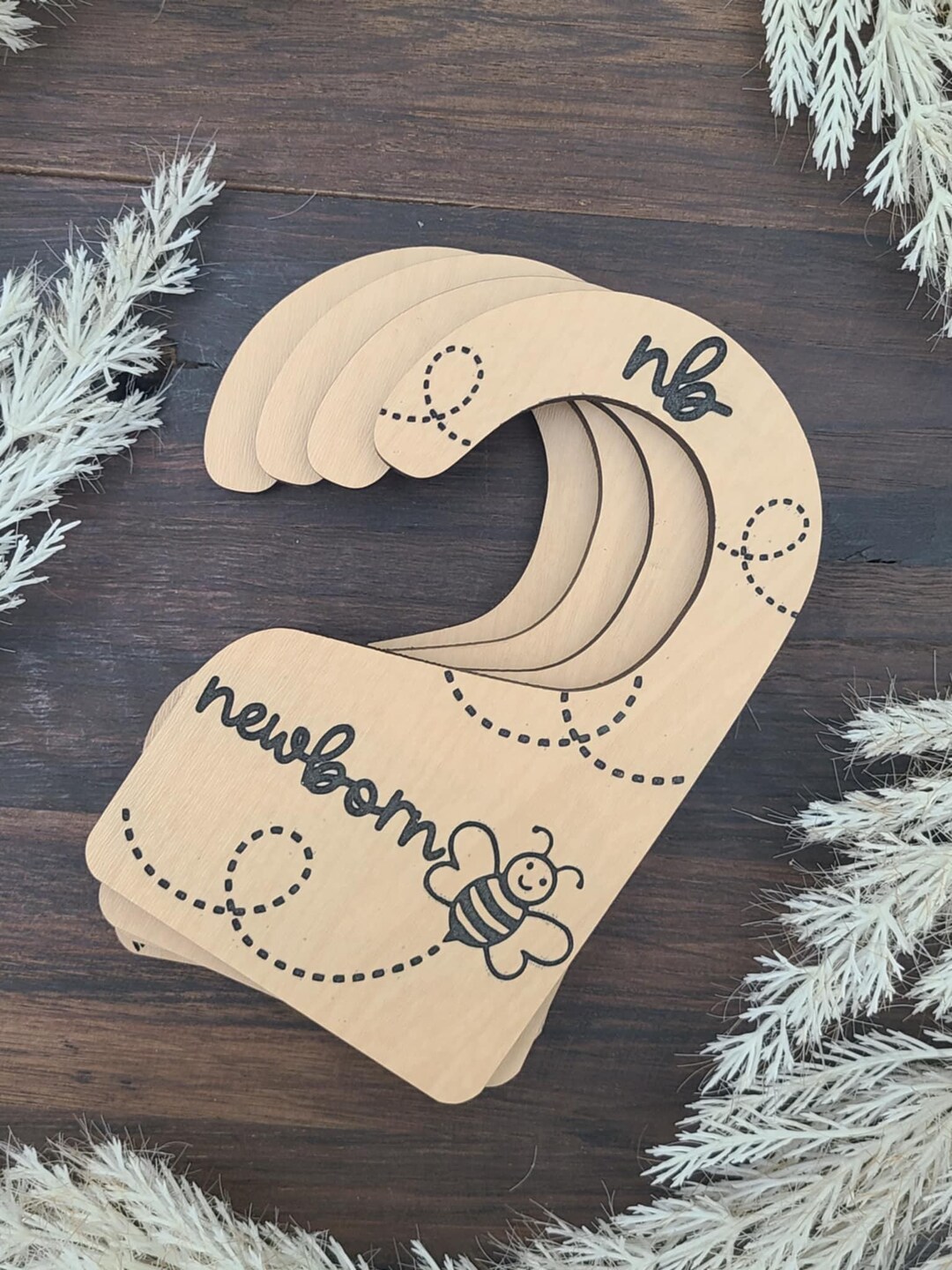 Bee Closet Dividers, Nursery Closet Clothes Divider, Size Markers for ...