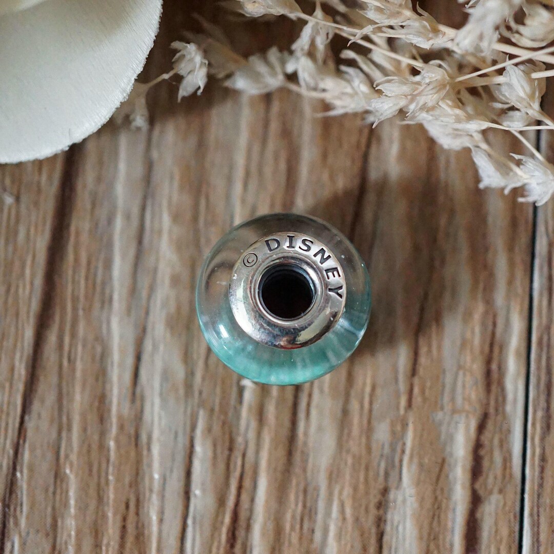 Pandora Ariel Signature Charm, Green , Murano Glass - Etsy
