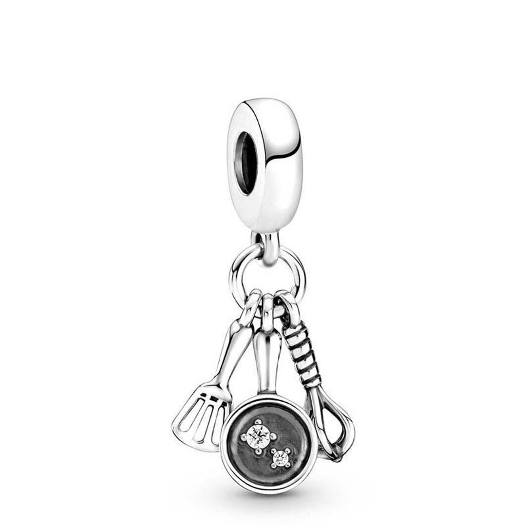 Pandora 925 Spatula Frying Pan & Whisk Dangle Charm - Etsy