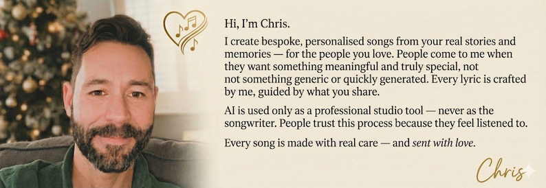 Personalised Song | Bespoke Song Written From Your Story | Meaningful ...