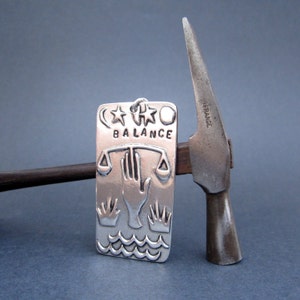 Balance Key Chain With Earth Symbols - One Day at A Time - Spiritual ...