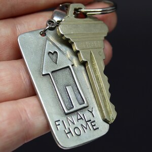 Customizable Home Key Chain With House Symbols New Home Gift - Etsy