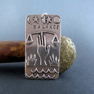 Balance Key Chain With Earth Symbols - One Day at A Time - Spiritual ...