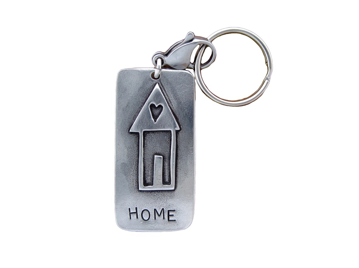 Home Key Chain With House New Home Gift Home Sweet Home - Etsy