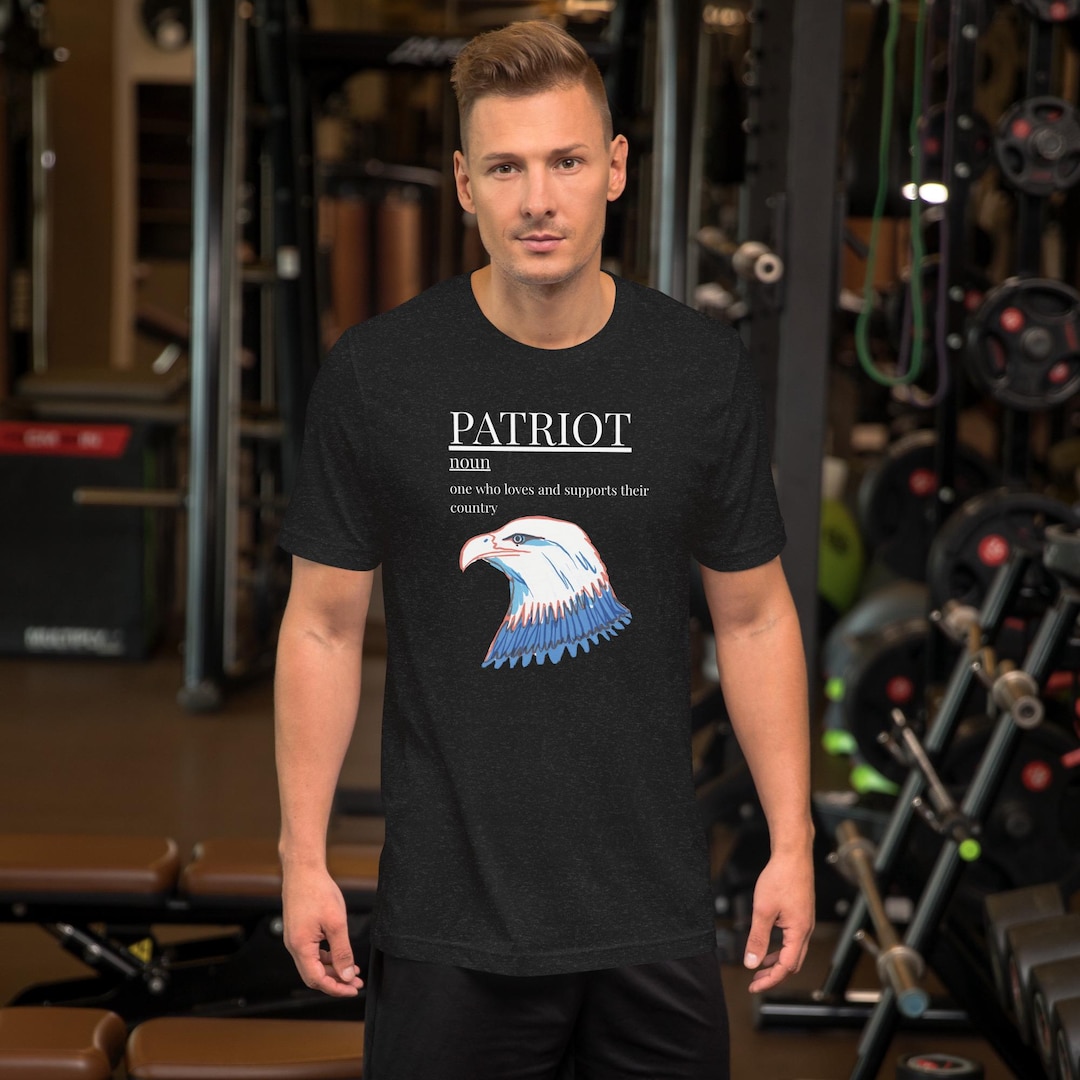 Patriot Definition Shirt, Bald Eagle Patriotic Graphic Tee, USA Pride ...