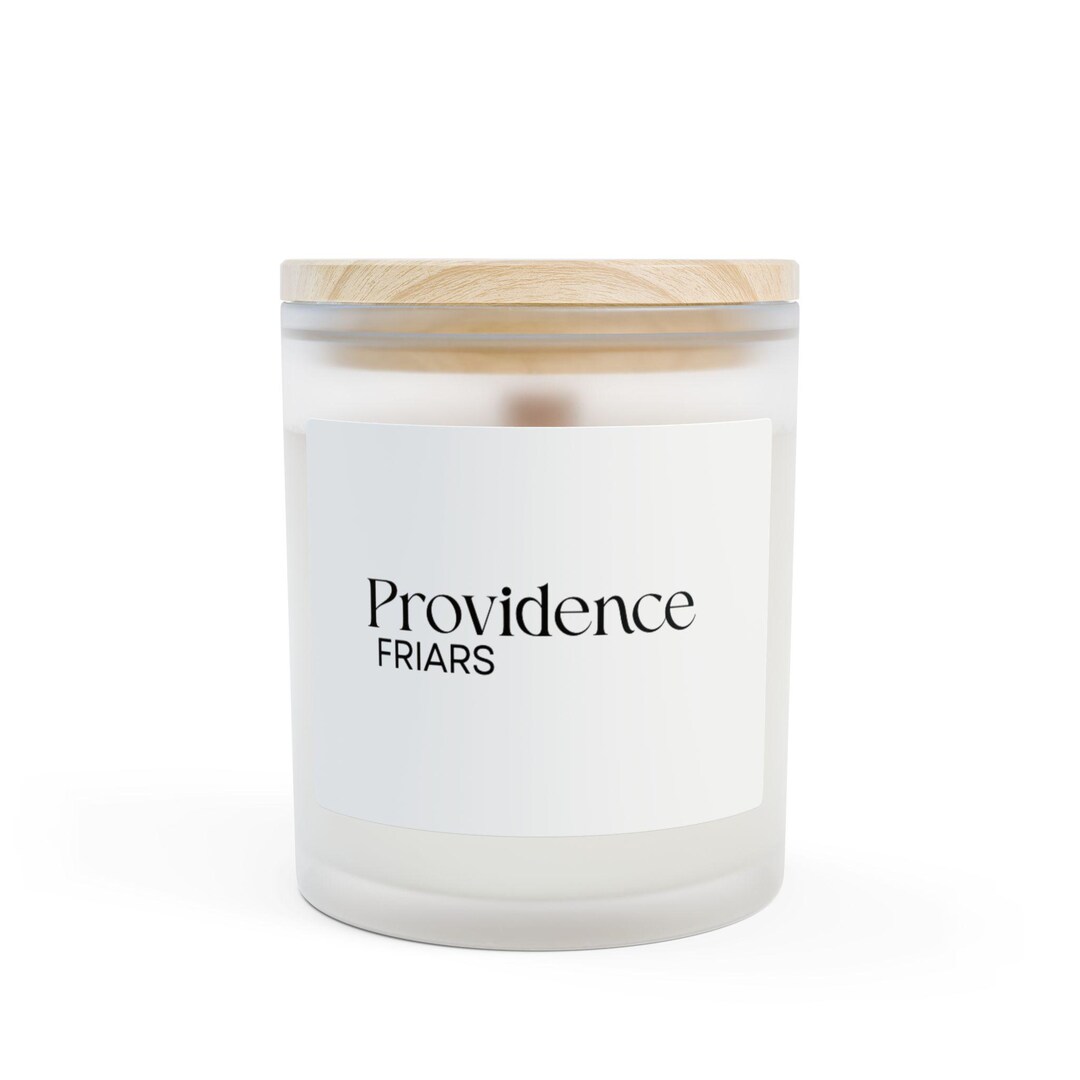 Providence Friars Logo Candle | Frosted Glass Candle 11oz - Etsy