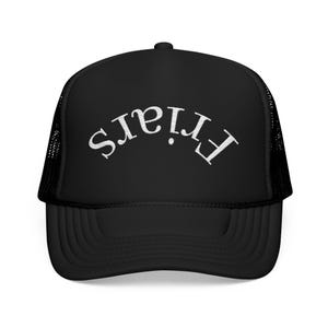 FRIARS Trucker Hat | Embroidered Foam Mesh Cap - Etsy