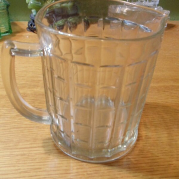 Heavy Glass Pitcher - Etsy