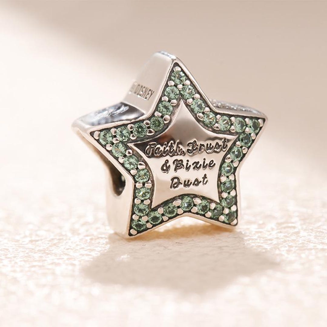 New Pandora Peter Pan Tinkerbell Star Charm - Etsy