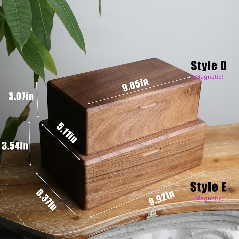 Personalized Walnut Keepsake Box,engraved Wedding Memory Box ...