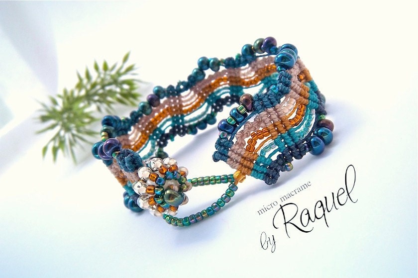 Micro Macrame Bracelet PDF Tutorial | Etsy