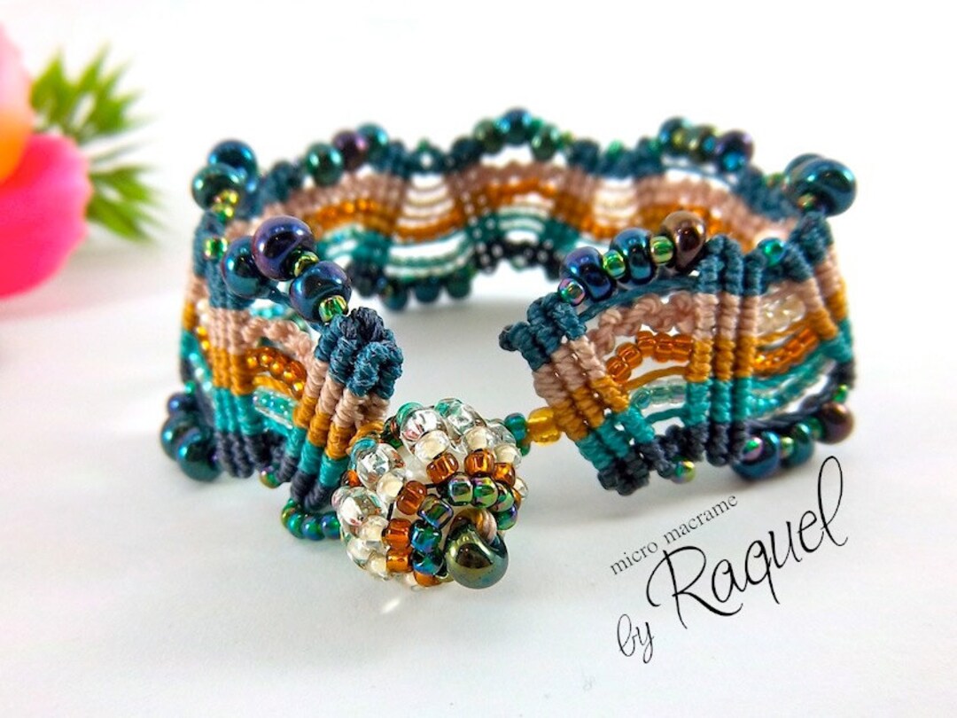 Micro Macrame Bracelet PDF Tutorial - Etsy UK