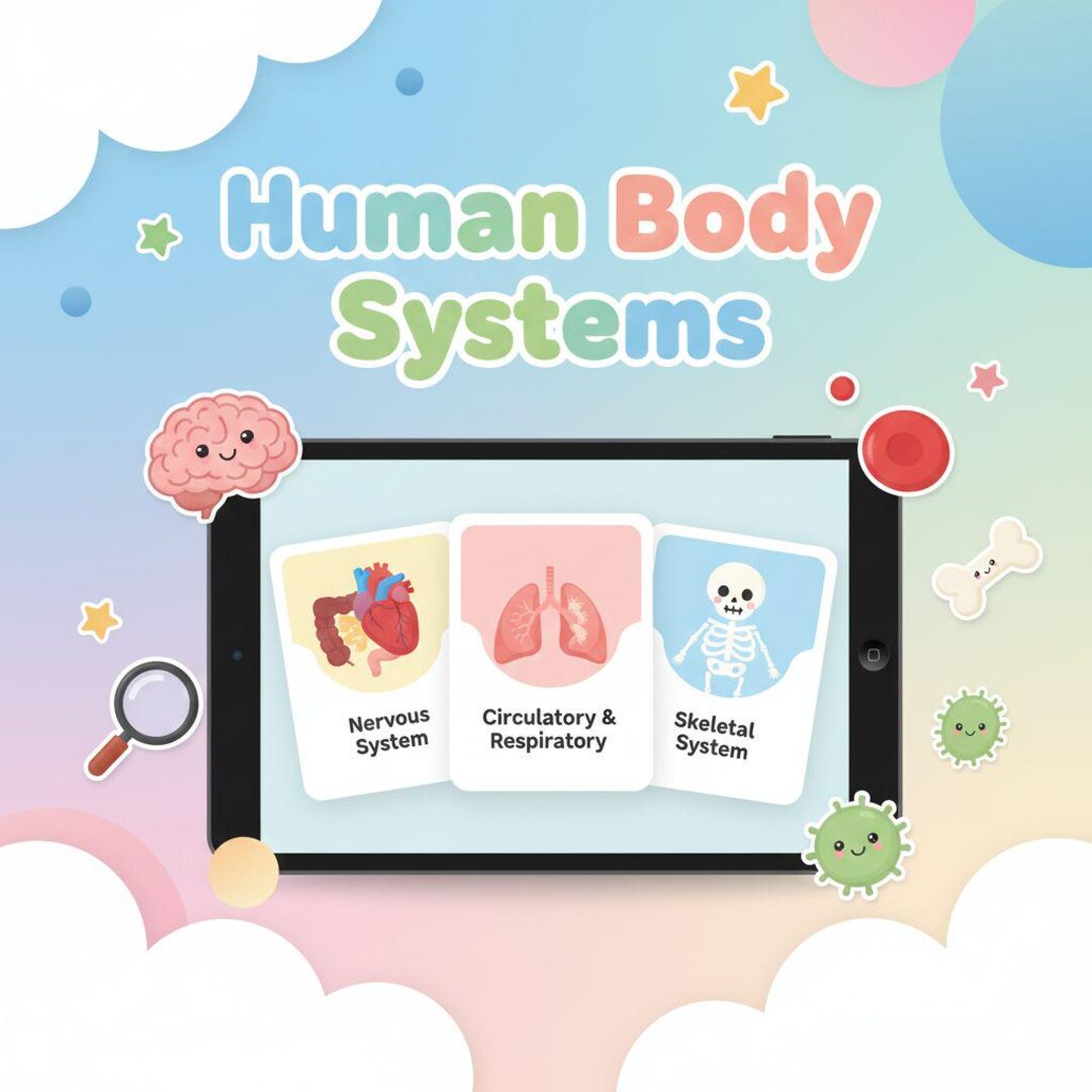 Human Body Systems Activity Book, Anatomy Coloring Pages (PDF Download ...