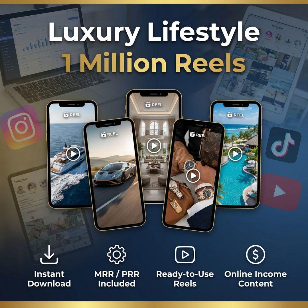 Luxury Lifestyle Reels | 100,000+ Viral Videos (digital Download) - Etsy
