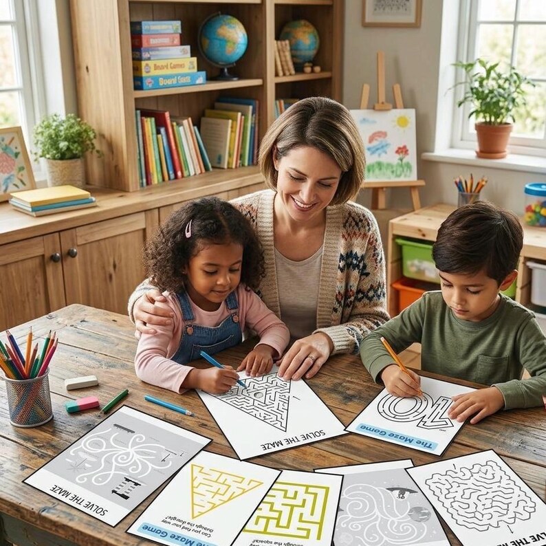 100+ Kids Maze Games Bundle | Printable Maze Activities for Ages 3-6 ...