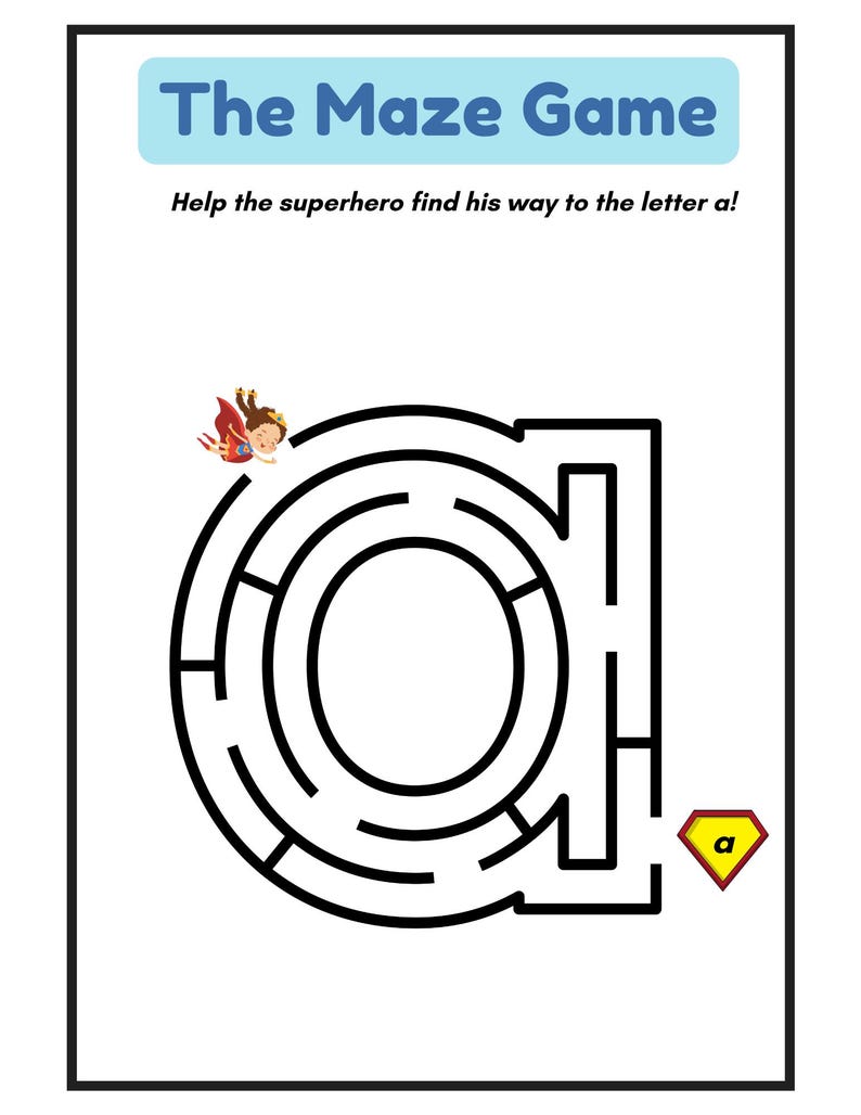 100+ Kids Maze Games Bundle | Printable Maze Activities for Ages 3-6 ...