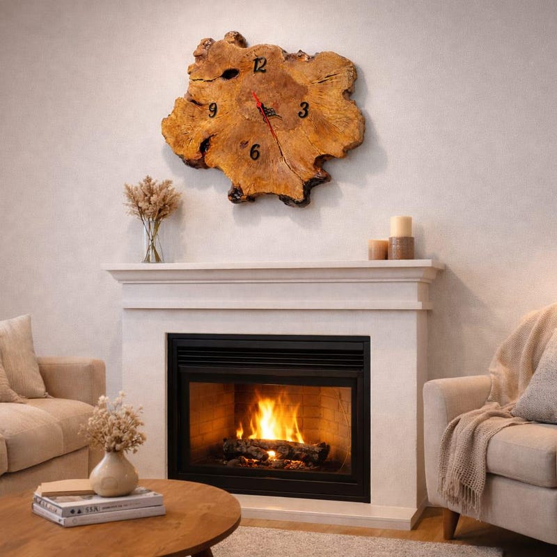 Log Slice Clocks - Etsy