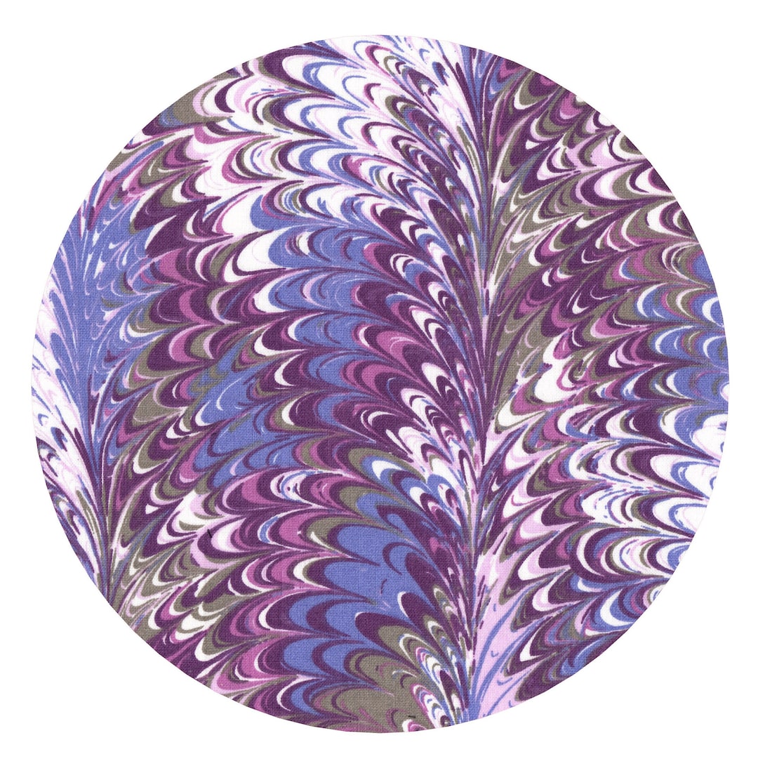 Mouse Pad Blue and Purple Swirl Fabric Covered Mousepad Mat - Etsy