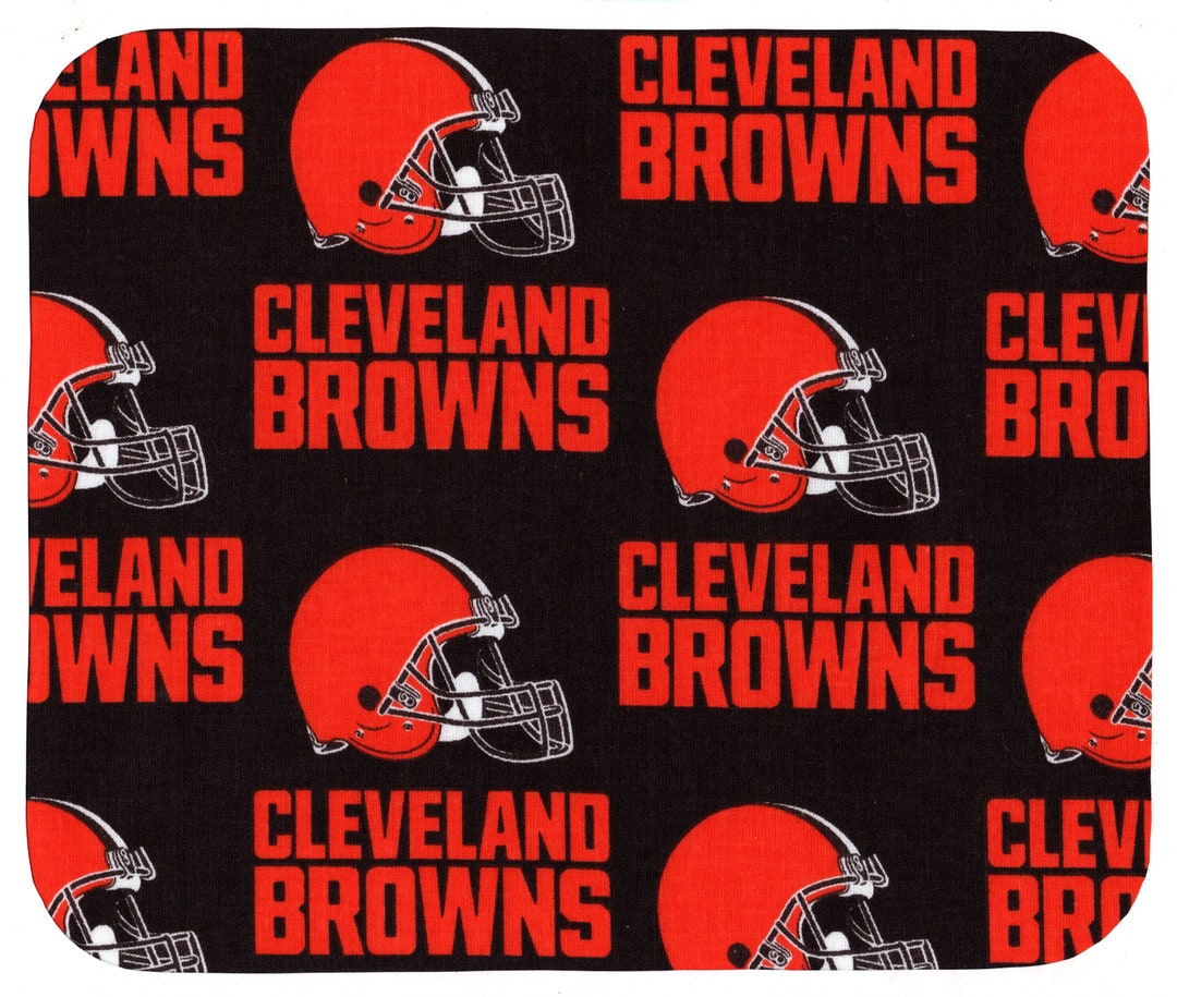 Mouse Pad Cleveland Browns NFL Fabric Covered Mousepad Mat - Etsy