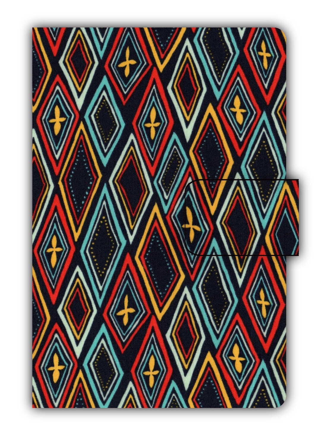 Paperback Book Cover Diamond Box Pattern Fabric Book Cover With Hook ...