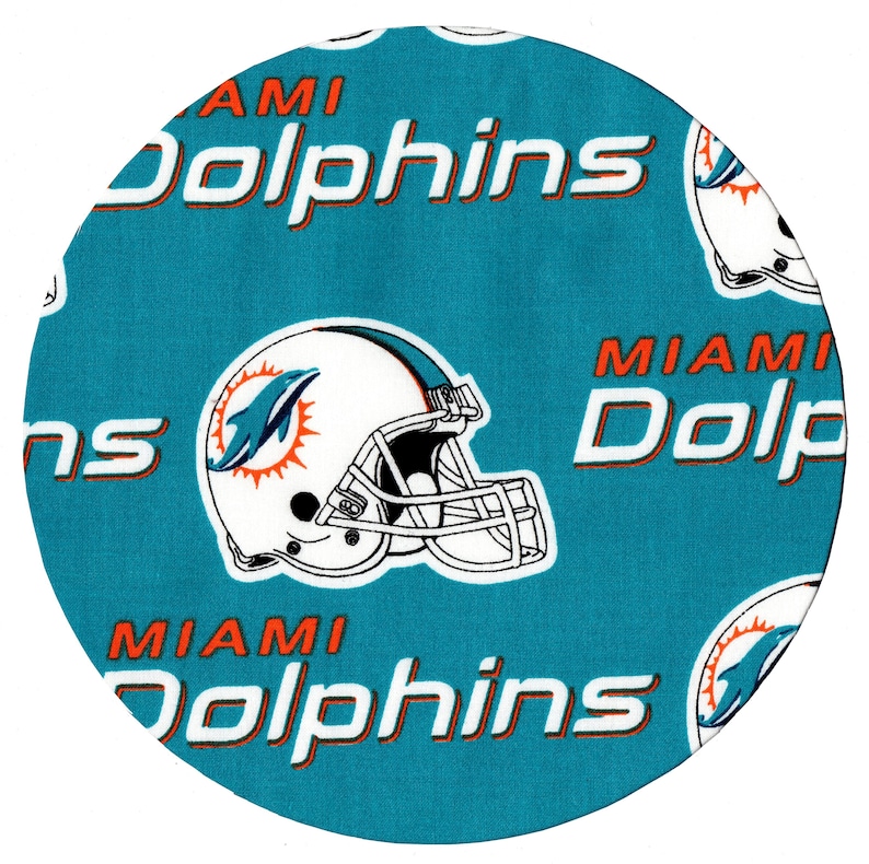 Mouse Pad Miami Dolphins NFL Fabric Covered Mouse Pad - Etsy