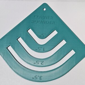 Corner Rounder Sewing Template for Marking/cutting Curved Corners in ...