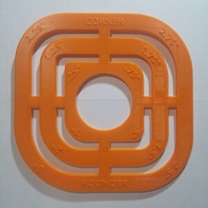 Curved Corner Template for Marking/cutting Curves 12 Sizes - Etsy