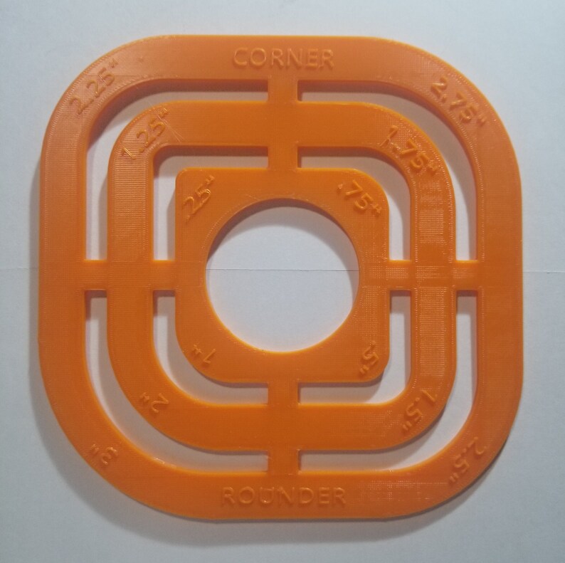 Curved Corner Template for Marking/cutting Curves 12 Sizes - Etsy